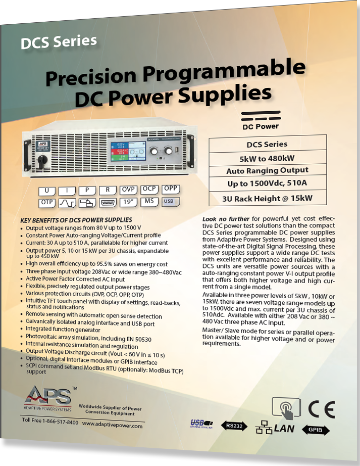 APS_DCS_DC_Supply_coverpage - Adaptive Power Systems